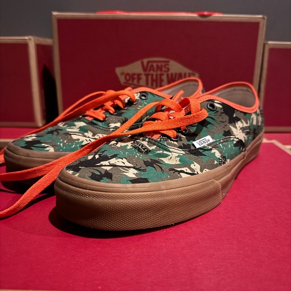 Vans | Shoes | Vans Custom Stranger Things Camo Mens | Poshmark